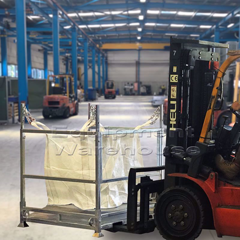 Bulk Bag Stand with Sheet Metal Base | Bulk Bag Stand | Bulk Bag ...