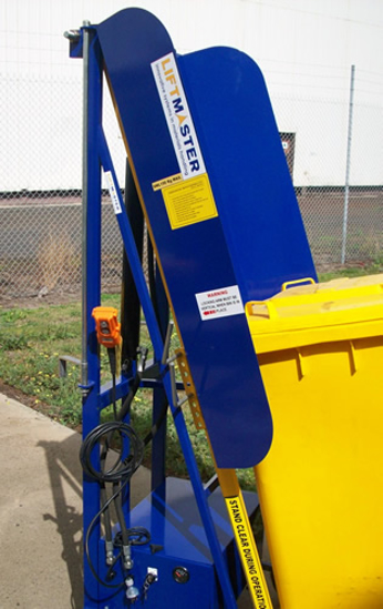 Electric Bin Lifter : Electric Wheelie Lifter : Tipping Bin Lifting ...