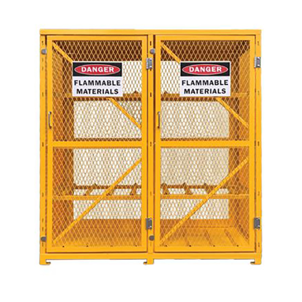Gas Bottle Storage Cage 16 Forklift Cylinders | Gas Bottle Storage Cage ...