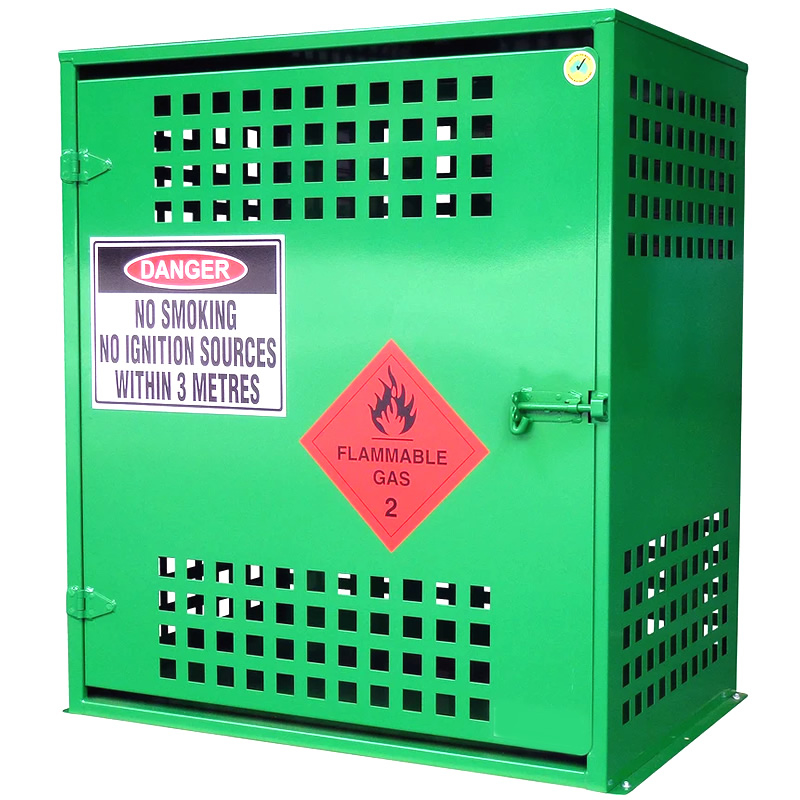 LPG Gas Storage Cage to store 12 x 9kg BBQ Cylinders