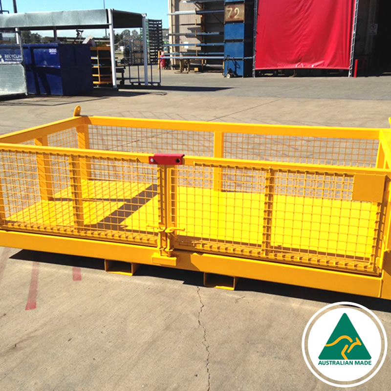 Double Pallet Goods Cage 1500kg - Australian Made | Equipment Warehouse ...