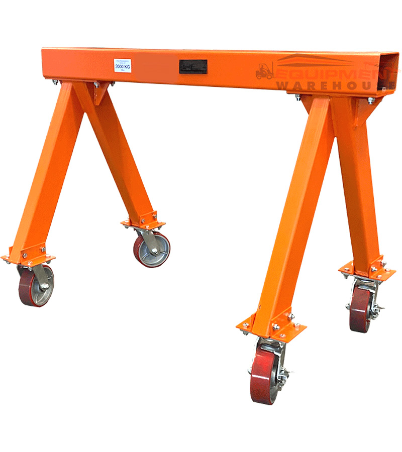Fixed Heavy Duty Rated Trestle with castors 2000kg 1200mm x 900mm