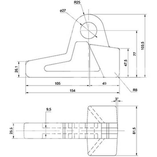 Blank Weld On Euro Hitch Bracket Set | Equipment Warehouse Pty Ltd ...