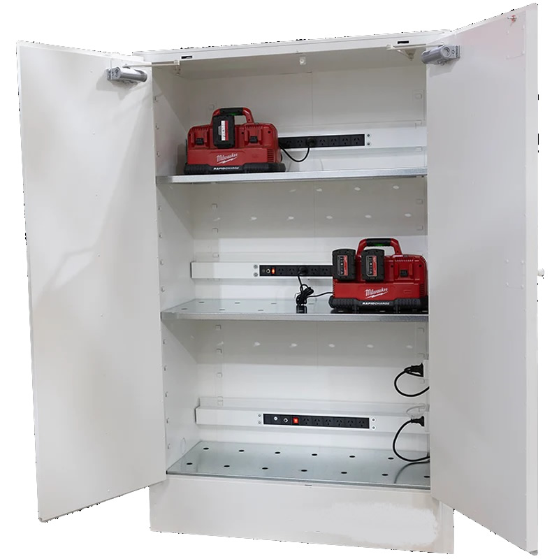 Lithium Ion Li-Ion Battery Charging Cabinet 18 Outlet | Equipment ...