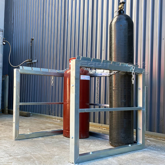 Gas Cylinder Storage Rack - 900x900