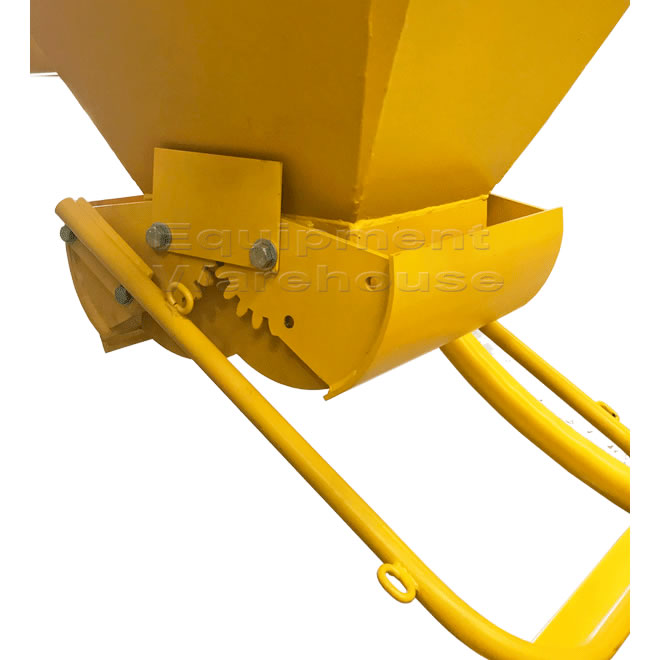 Laydown Concrete Kibble 3.0 cum - Clamshell Gate and Funnel with Lay ...