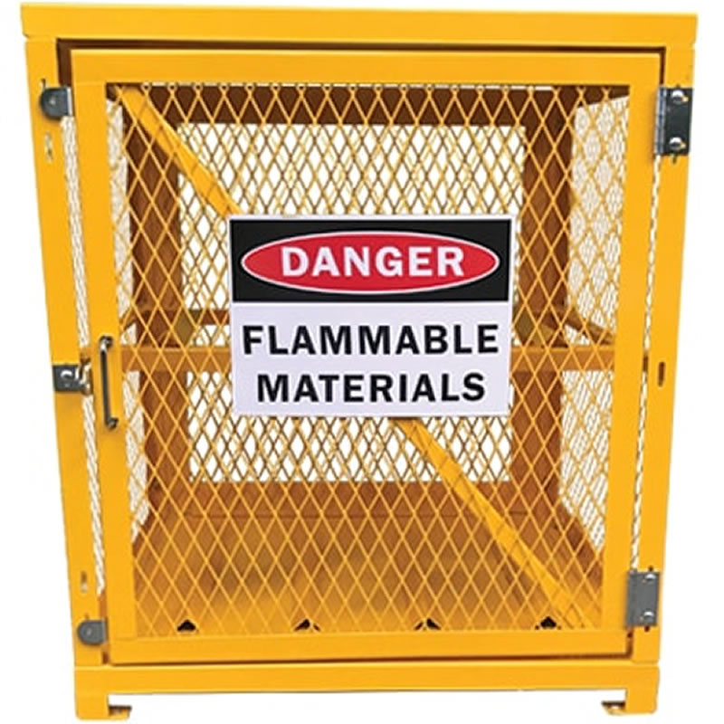 Gas Cylinder Storage Cage for 4 x Forklift LPG