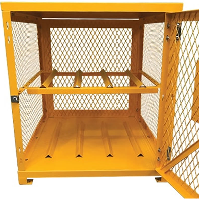 Gas Cylinder Storage Cage for 4 x Forklift LPG