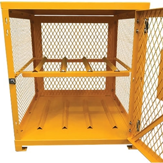 Gas Cylinder Storage Cage for 4 x Forklift LPG