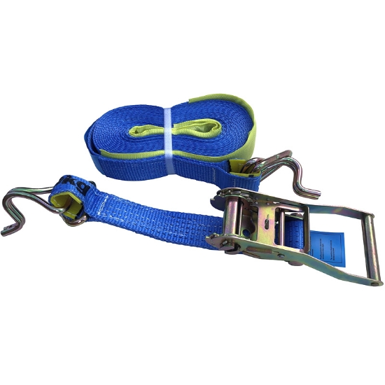 Bulk Quantity Heavy Ratchet Straps 5T 75mm x 12m - 12 Quantity