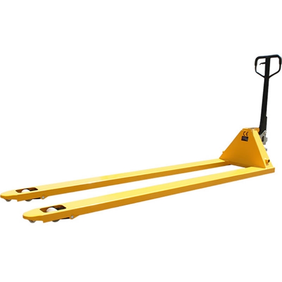 Double Length 2400mm 1500kg Powder Coated Pallet Jack