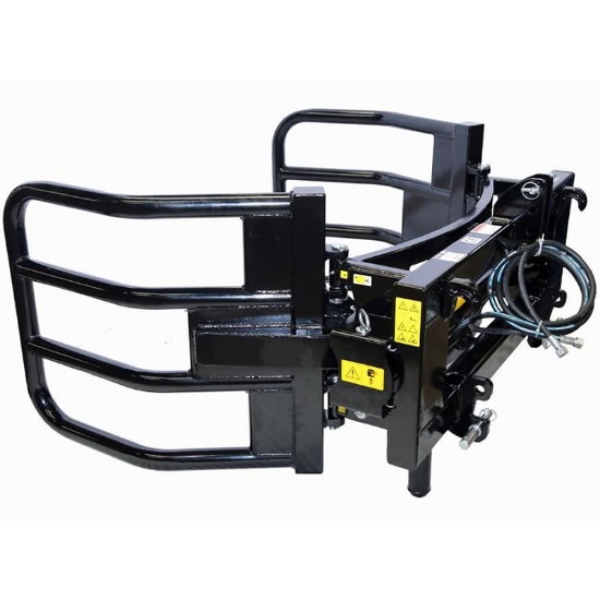 Hydraulic Bale Clamp for Tractor | Dual Euro & 3-Point Linkage (3PL) Hitch