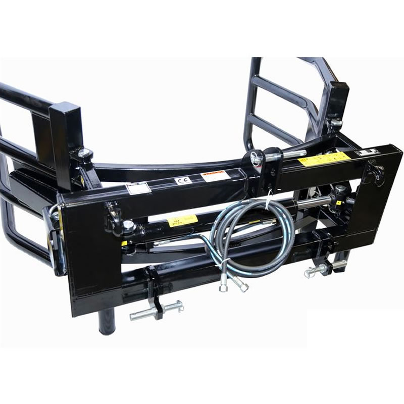 Hydraulic Bale Clamp for Tractor | Dual Euro & 3-Point Linkage (3PL) Hitch